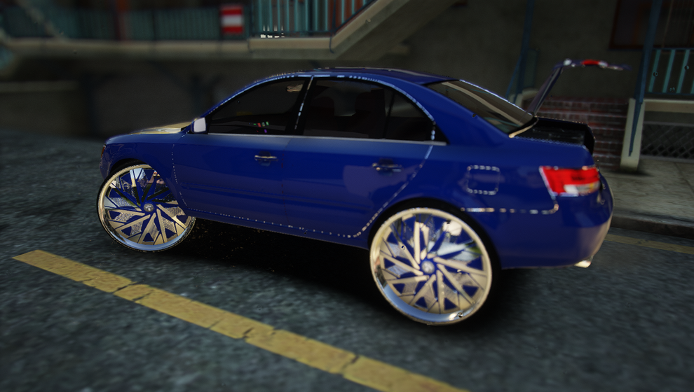 2005 Sonata DUB Spinners By GWS – Spaceman's Custom