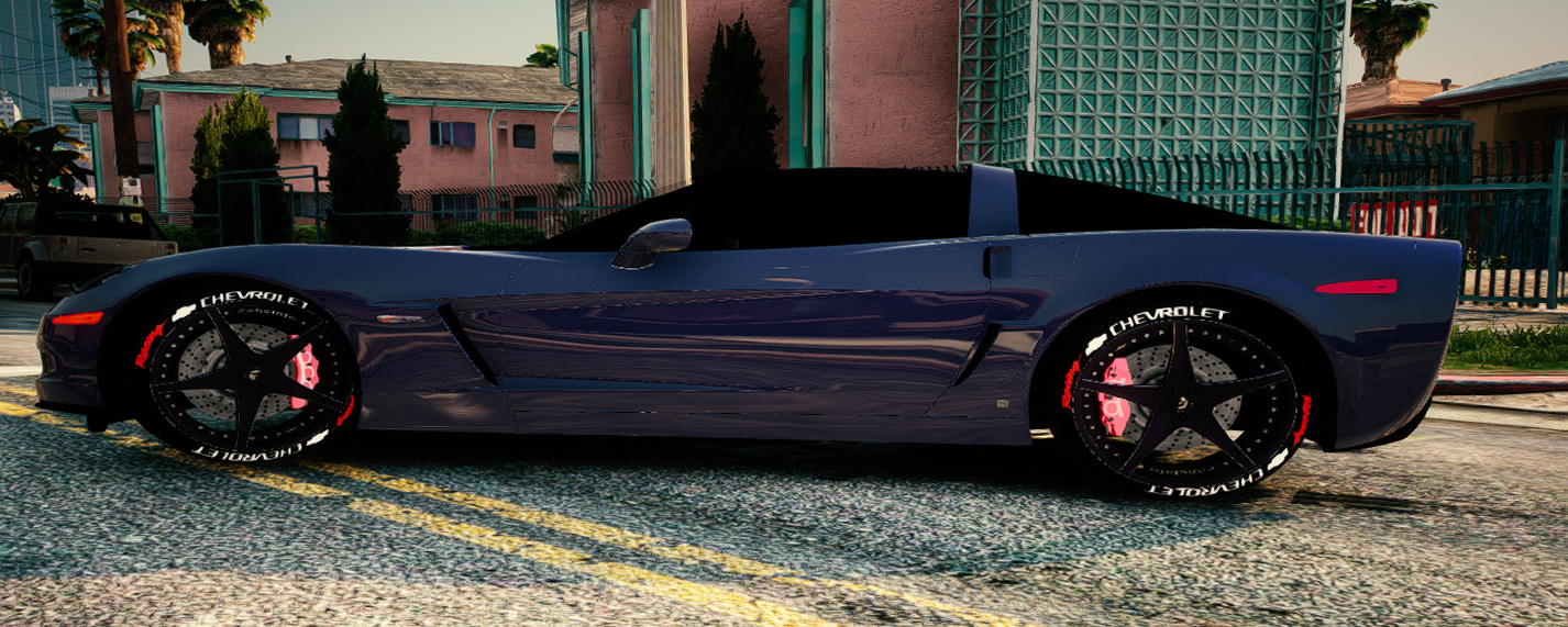 Z06 Vette on Forgiato's By GWS – Spaceman's Custom